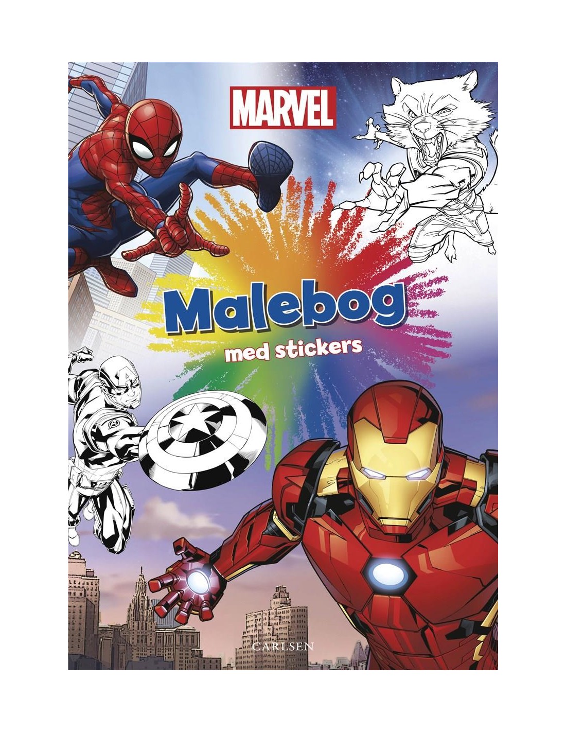 Marvel malebog (kolli 6) - ISBN 9788727006666 skrevet af Marvel